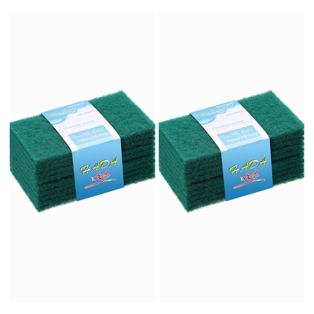 20 Pack Heavy Duty Scouring Pads Household Cleaning Scrubbers Reusable ...