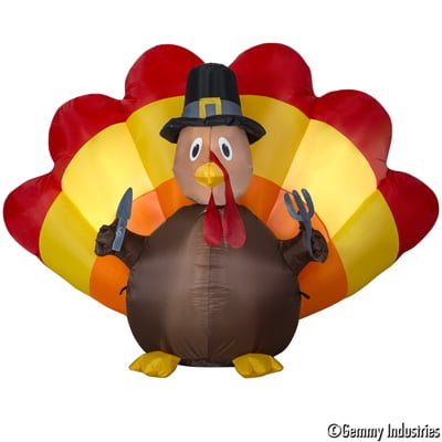 Gemmy Industries Airblown Inflatable Harvest Airblown 6ft Turkey – Deal ...
