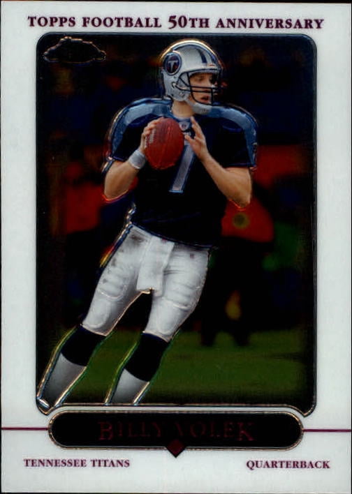2005 Topps Chrome #112 Billy Volek NFL Football Trading Card - Walmart.com