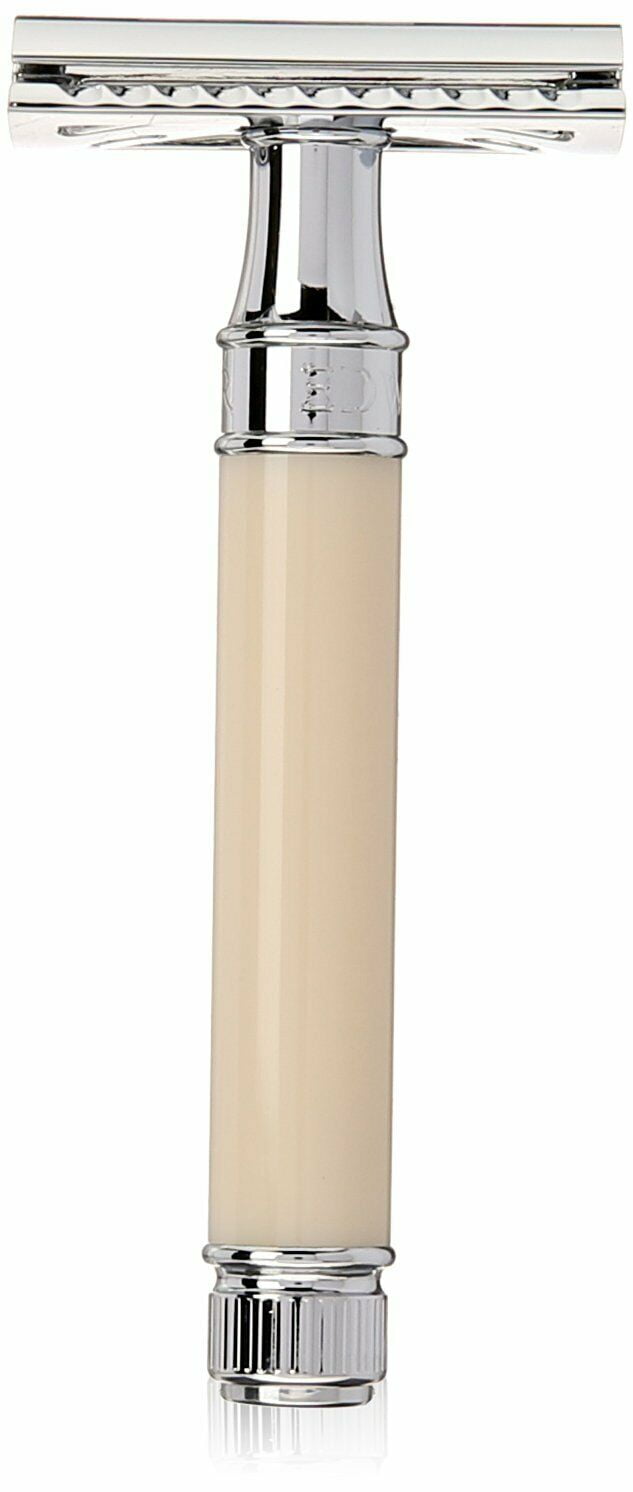 Edwin Jagger Double Edge Safety Razor, Ivory Handle, Regular - Walmart.com