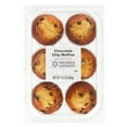 Freshness Guaranteed Chocolate Chip Muffins, 13.5 oz Clamshell, 6 Count ...
