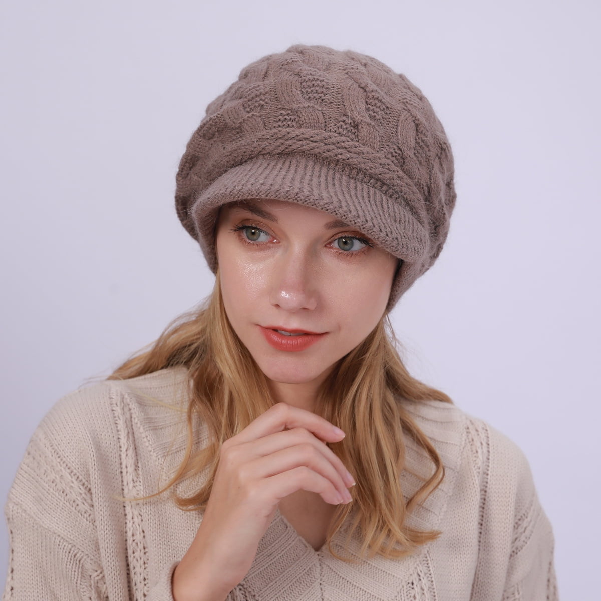 Women's peaked beanie hats store