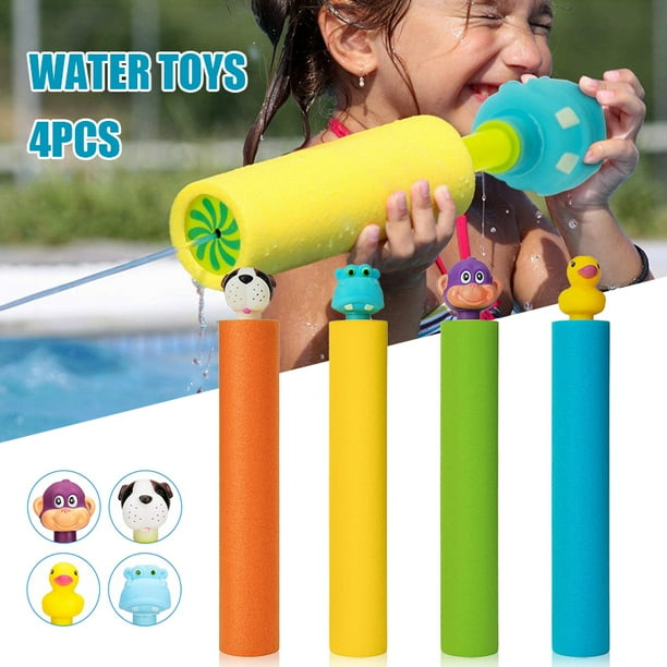 Water Spray Toy 4 Pieces Safety Foam Noodle Type Outdoor Water Toy ...