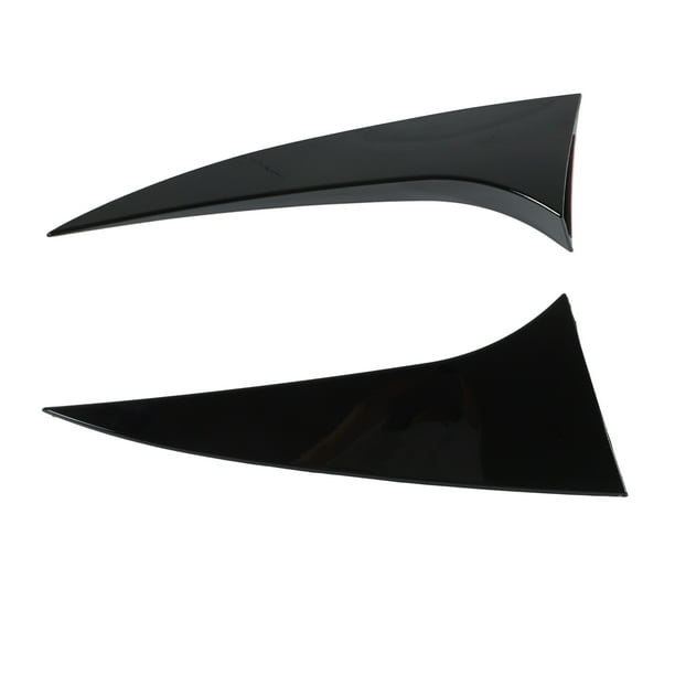 Rear Window Side Spoiler Wing,2pcs Glossy Black Rear Rear Window Side ...