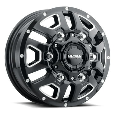 17" Dark Bronze With Black Lip Warlock Dually 017 Wheel by Ultra Wheel ...