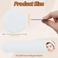 VEGCOO 34 PCS Sublimation Magnet Blanks, Printable Photos, Custom ...