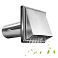 Stainless Steel Air Outlet Wall Ceiling Air Vent Ducting Ventilation ...