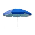 5Ft Three Folded Portable Beach Umbrella Windproof Tilt Pole Air Vent ...