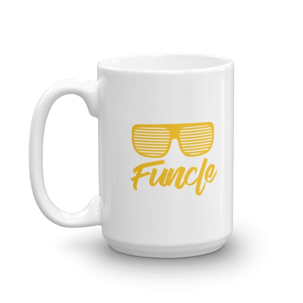 Cool and Funny Mens Funcle Sunglasses Coffee & Tea Gift Mug, Awesome ...