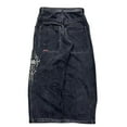 Jnco Jeans Y2k Womens Harajuku Retro Hip Hop Embroidery Baggy Jeans