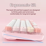 HOCO Wireless Keyboard and Mouse Combo, 2.4GHz Bluetooth USB Receiver ...