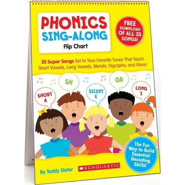 Scholastic Circle Time Sing Along Flip Chart with CD, Grades PreK-1, 26 ...