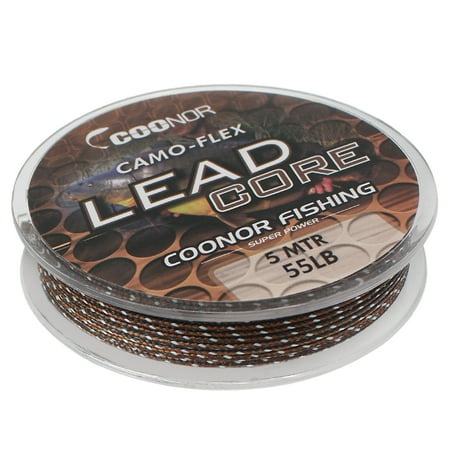 35lb / 45lb / 55lb 5m Leadcore Braided Camouflage Carp Fishing Line ...