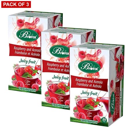 Biofix Fruit Juice Tea Raspberry & Acerola 20x2g (Pack of 3) - Walmart.ca