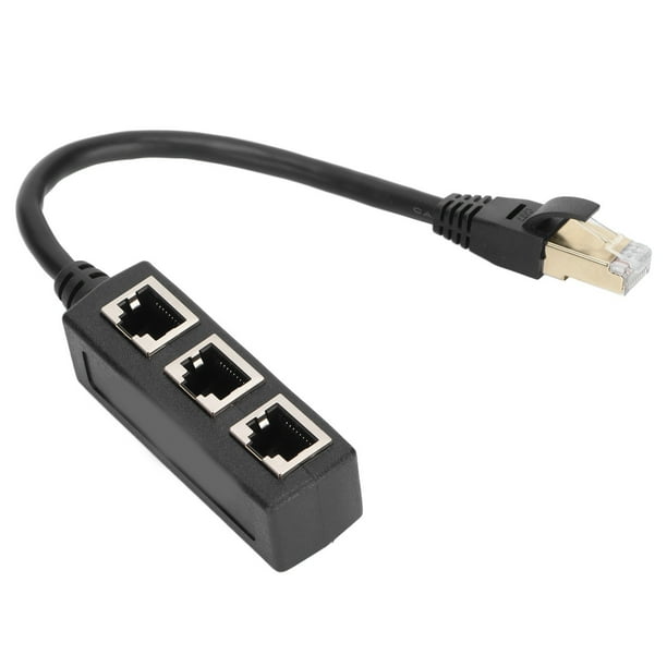 Ethernet RJ45 Ethernet Adapter Cable Extension 1 To 3 Port Excellent ...