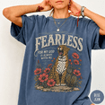 Fearless Christian Graphic Comfort Colors Shirt, Isaiah 41:10 Faith Tee ...
