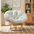 Better Homes & Gardens Papasan Chair, Cream Boucle - Walmart.com