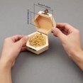 4pc Unfinished Pine Wood Jewelry Box DIY Storage Chest Treasure Case ...