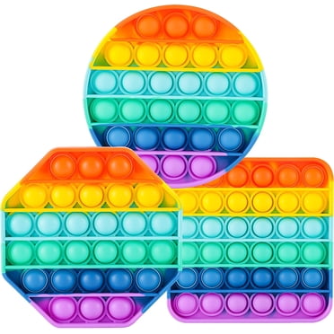 Pop Pop Poppers Rainbow Circle - Sensory Toys - Walmart.com