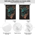 American Flag Deer Skull Camo Camouflage Double Sided Garden Flag 12 ...