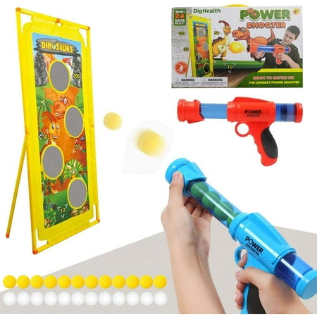 2PCS Power Popper Gun and Standing Shooting Target, Outdoor Shooting ...
