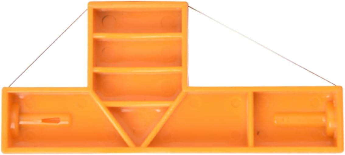 Creative Plastic and Wire Bevel Cutter Clay Trimming Tool Orange Handle ...
