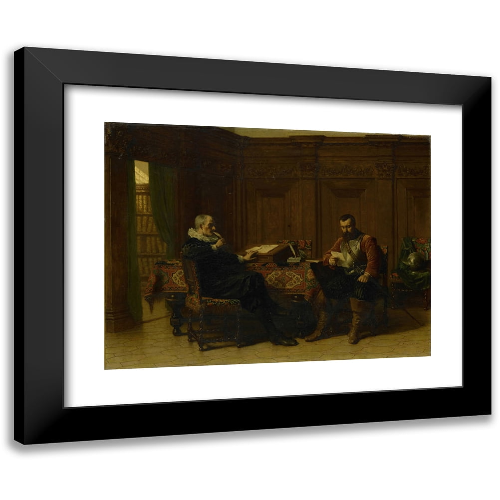 Lambertus Lingeman 24x19 Black Modern Framed Museum Art Print Titled ...