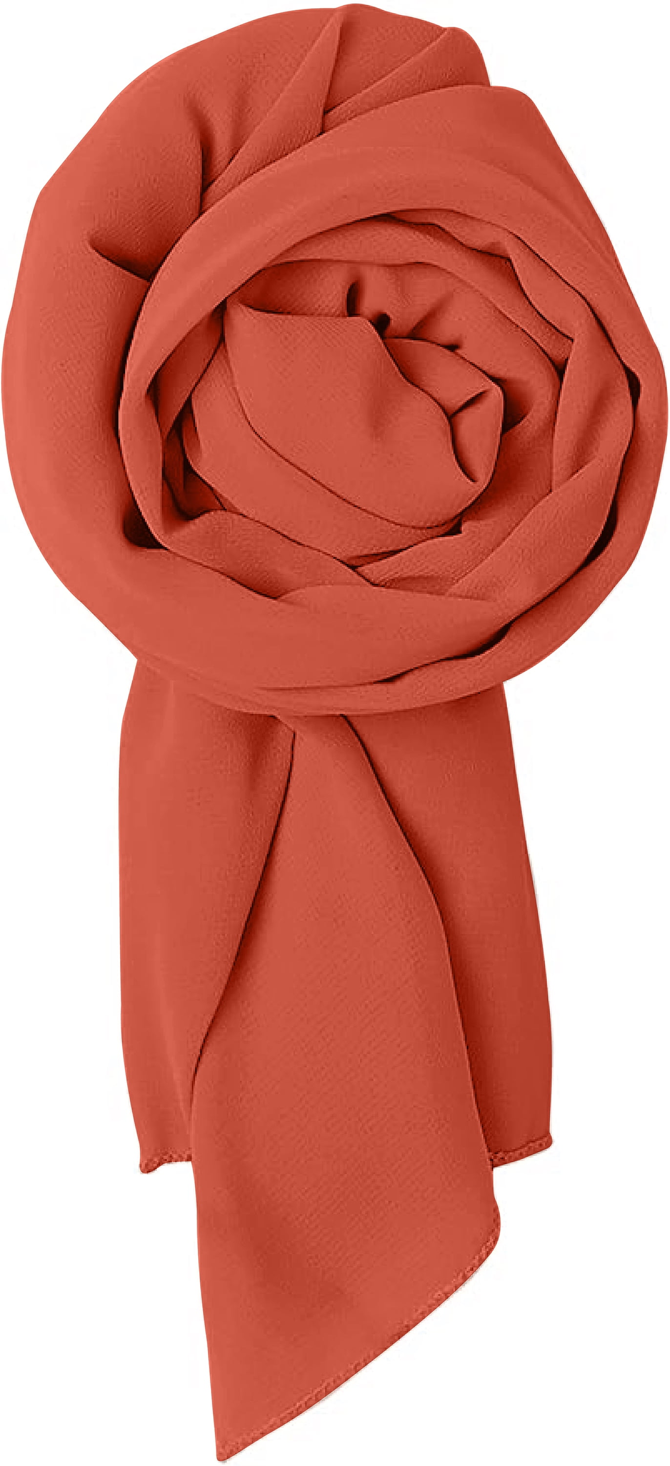 Burnt Orange Hijab, Orange Shawl, Orange Scarf, Hijab For Women ...