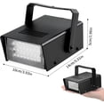 Mini Red Strobe Stage Light Dance Strobe Lights with Super Bright 24 ...