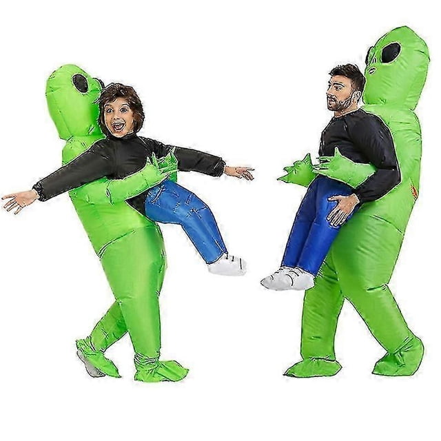 (110 to 145cm for kids)Inflatable Alien Costume Inflatable Halloween ...