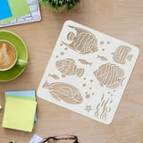 Tropical Fish Stencil Fish Stencils for Painting Reusable Sea Animal ...