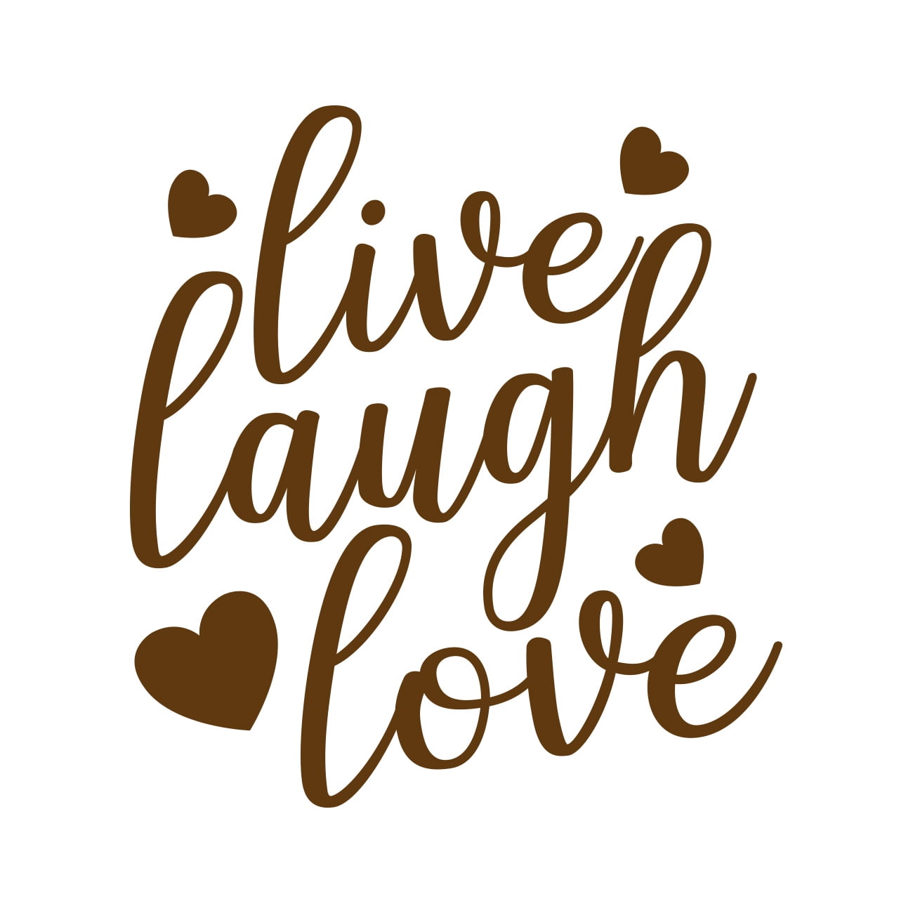 Live Laugh Love Sticker Decal Die Cut - Self Adhesive Vinyl ...
