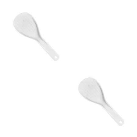 Redempat Extra Large Rice Spoon Easy Serving In Generous Portions White ...