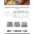 MixMatchy Women's Lightweight Body Enhancing Comfort Cuffed Shorts with ...