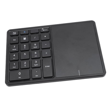 Numeric Keypad, 22 Keys Number Pad with Touchpad, 2.4G BT Numeric ...