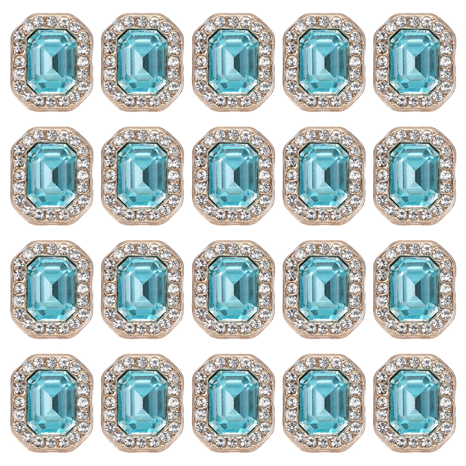 Click here for Uxcell 20pcs Rhinestone Buttons For Clothing  0.5x... prices