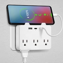 Presto Plug Portable Power Adaptor, Electric Outlet Extender with 2 USB ...