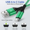 USB Cables,Type C Charging Cable 10ft Type C Cables 10ft-3PACK,ABCPOW ...