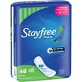 Stayfree Maxi Pads (without Wings), Unscented, Super, 48 ct - Walmart.com