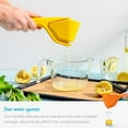 Original Lemon Fluicer Easy-Squeeze Fold-Flat Citrus Juicer - 10 Inch ...