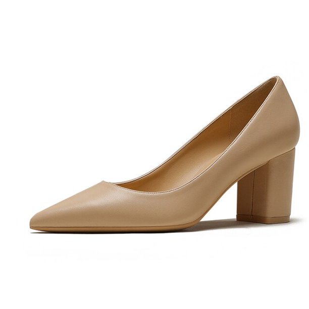 YCNYCHCHY New Big Size Luxury Brand Pointed Toe Square High Heels ...