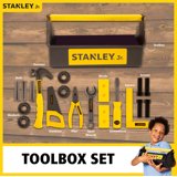 STANLEY Jr First Starter 5 Piece Tool Set and Toolbox Kit for Little ...