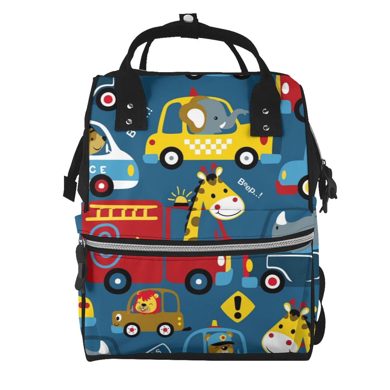 Easygdp Vehicles Cartoon with Funny Drivers para Bolsa de Bebé de Gran ...