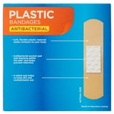 Equate Antibacterial Medium Plastic Bandages, 60 count HSA/FSA Eligible ...