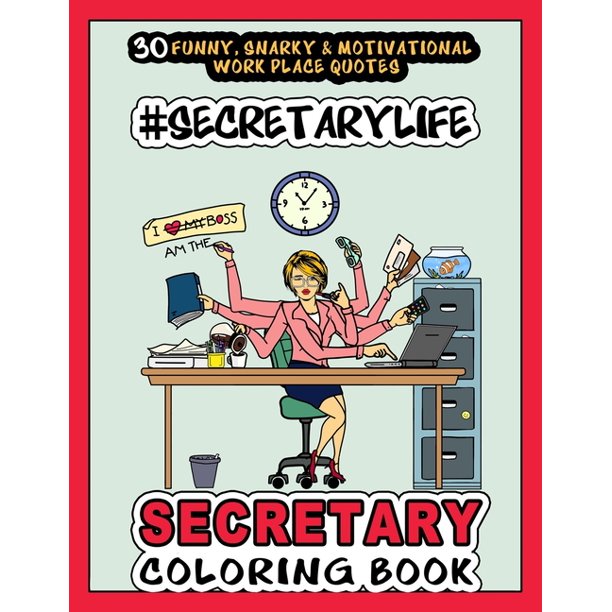 Coloring Pages Of Secretary