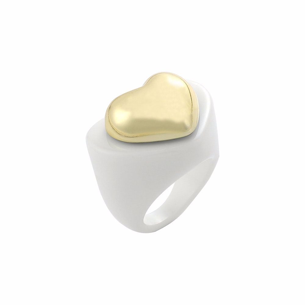 Gifts Korean Chunky Cartoon Heart Shaped Metal Heart Fashion Jewelry ...