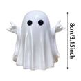 Anvora Halloween Cute Rock Hand Ghost Figurine Indoor Decor, 3.15 ...