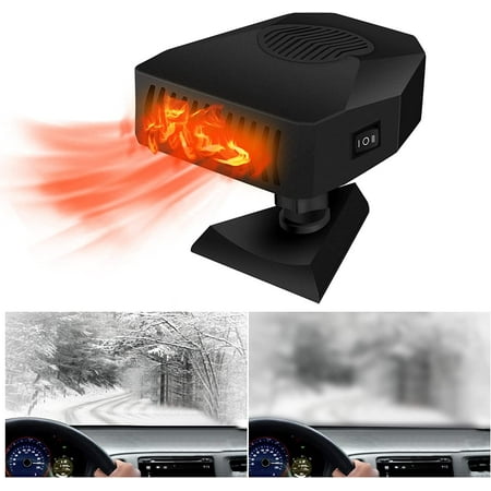 Portable Car Heater Defrosters for Auto Windshield, 12V Plug-in 150W ...