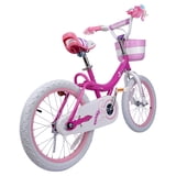 RoyalBaby Bunny Girl's Bike Fushcia 18 inch Kid's bicycle - Walmart.com