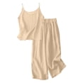 Amidoa Girls Summer Outfits 2 Piece Ruffle Sleeveless Cute Spaghetti ...